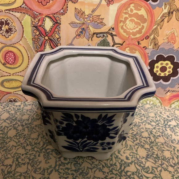 Accents | Porcelainceramic Floral Planter For Home Garden | Poshmark